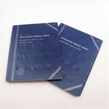 Canadian Small Cent Collection Booklet, 95+ Pieces | Property Room