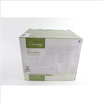 Canopy 24/7 Porcelain 16 Piece Dinnerware Set | Property Room