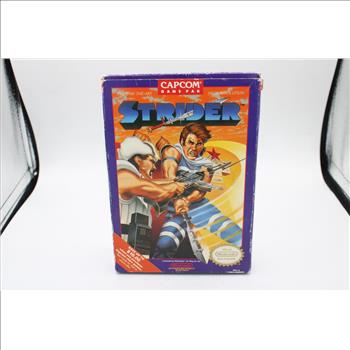 Capcom Game Pak STRIDER For The Nintendo Entertainment System ...