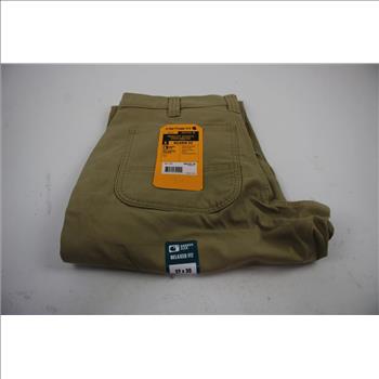 Carhartt Rugged Flex Relaxed Fit Canvas Work Pant, Size 32x30, Tan ...
