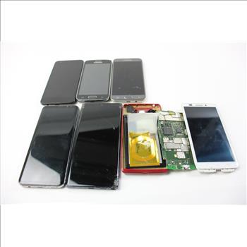 Cell Phone Lot, 6 Pieces, Sold For Parts | Property Room