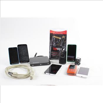 Cellphones, DVD Burner, Assorted Cables, And More, 15+ Pieces ...