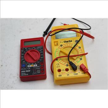 Cen-tech, Clarke Multimeters, 2 Pieces | Property Room