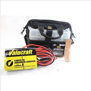 CLC Work Gear Tool Bag With Jumper Cables, & Jonard Tools H-40 ...