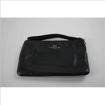 Coach Black Zipper Hand Wallet | Property Room
