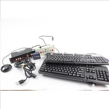 Code 3 Narrowstik Control Box, Keyboards, Cables, And More, 15+ Pieces | Property Room