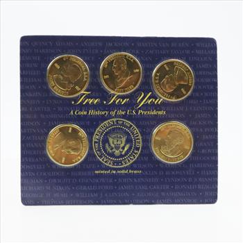Coin History Of The US Presidents Set, 5 Coins | Property Room