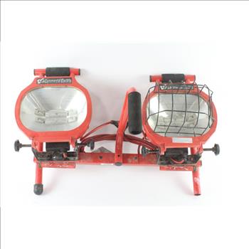 Commercial Electric Dual Head Work Light | Property Room