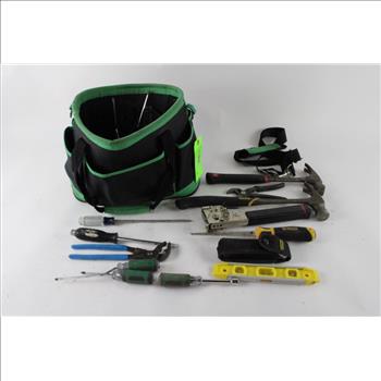 Commercial Electric Tool Bag With Tools, 15+ Pieces | Property Room