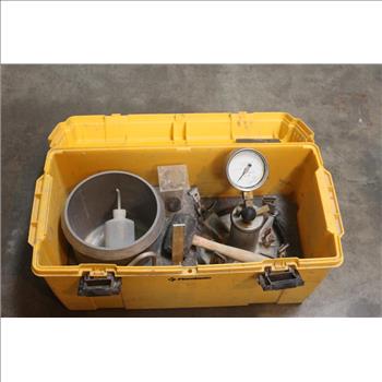 Concrete Pressure Air Meter Kit In Flambeau Case | Property Room