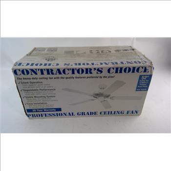 Contractor's Choice 52" Celing Fan | Property Room