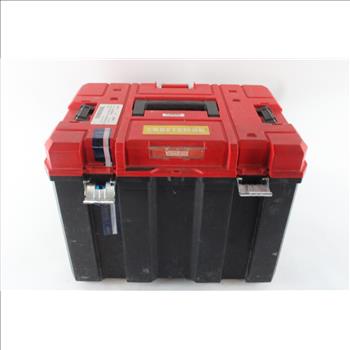 Craftsman Crate Toolbox With Assorted Cleaners, 5+ Pieces | Property Room