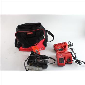 Craftsman Scroller Saw, Milwaukee Chargers & More, 5 Pieces | Property Room