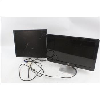 Dell, HP Monitors And More, 3 Pieces | Property Room