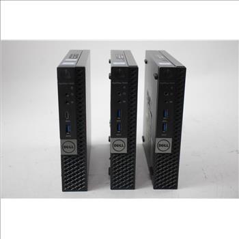 Dell OptiPlex 7040 And 7050 Micro Form Factor Desktop Computers, Lot Of 3 | Property Room
