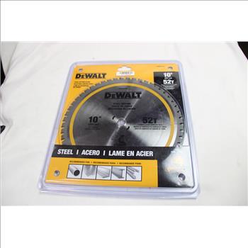 Dewalt 10" Steel Cutting Blade | Property Room