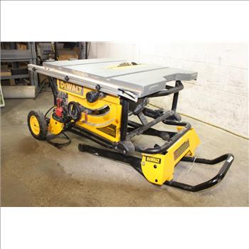 Dewalt 10" Table Saw With Stand | Property Room