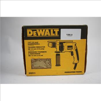 DeWalt 1/2" Hammerdrill, DW511 | Property Room