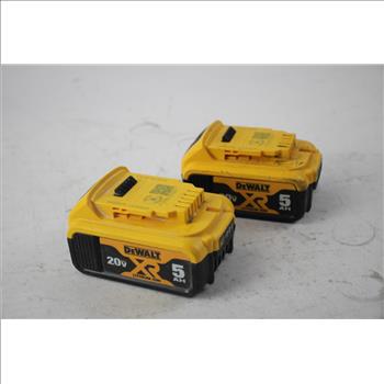 DeWalt 20V Battery Packs, 2 Pieces | Property Room