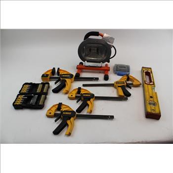 Dewalt Clamps, Assorted Bit Sets, & More; 5+ Pieces | Property Room