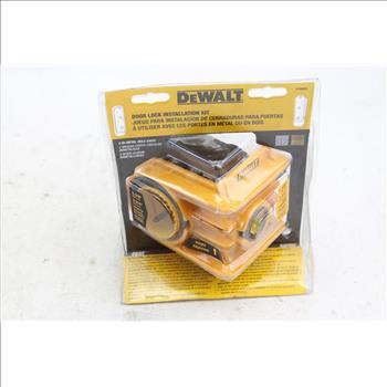 Dewalt Door Lock Installation Kit | Property Room
