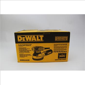 Dewalt Dwe6423k Vs Hook & Loop Random Orbit Sander Kit | Property Room