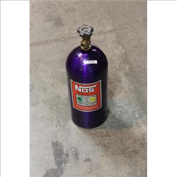 Empty Nitrous Oxide Systems Cannister Tank | Property Room