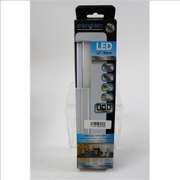 Enbrighten 12in. Direct Wire LED Under Cabinet Light Fixture | Property ...