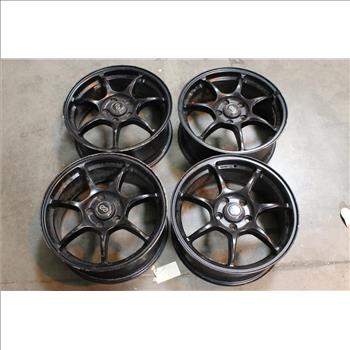 Enkei 17" Black Rims, 4 Pieces | Property Room