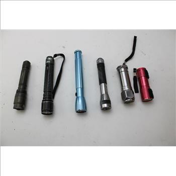 Eveready, Ace, Energizer, & More Assorted Flashlights; 5+ Pieces | Property Room