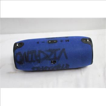 Extreme Blue Colored Speaker Log | Property Room