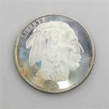Fine Silver RMC Buffalo 1 Troy Oz Round | Property Room