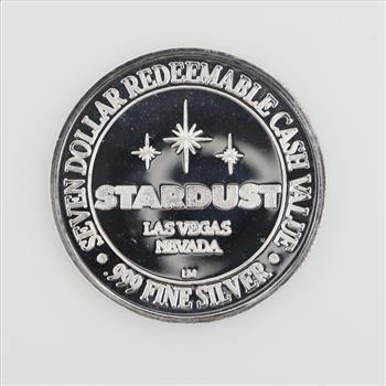 Fine Silver Stardust Gaming Token | Property Room