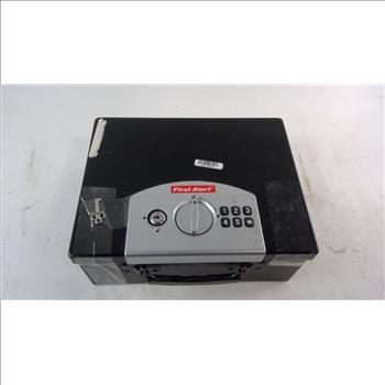 First Alert Lock Box With Sports Cards, 10+ Pieces | Property Room