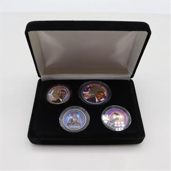 First Commemorative Mint The Obama Change Coin Collection, 4 Pieces ...