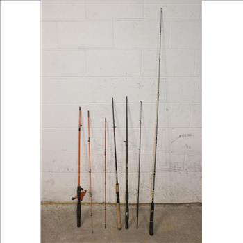 Fishing Rod Bulk Lot, 5+ Pieces | Property Room