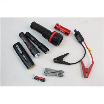Flashlights, Knife, Jumper Cables Etc 7 Items | Property Room