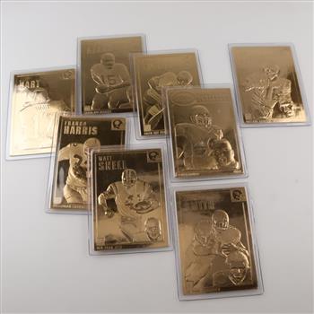 Football Foil Trading Cards, 8 Cards | Property Room