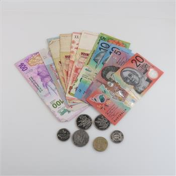 Foreign Currency, 16+ Pieces | Property Room