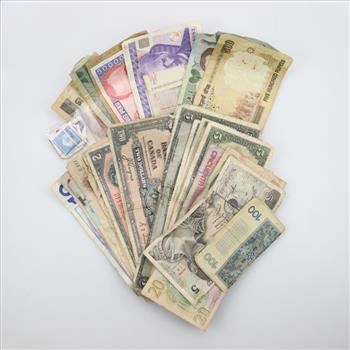 Foreign Currency And Stamps, 30+ Pieces | Property Room