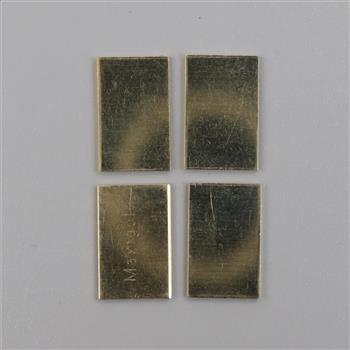 Four 14kt Gold Slabs | Property Room