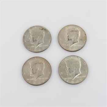 Four 1967 US Kennedy Silver Clad Half Dollars | Property Room
