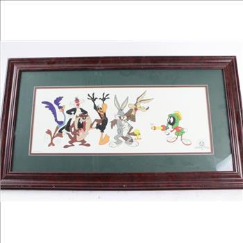 Framed Warner Brothers Looney Toons Poster | Property Room