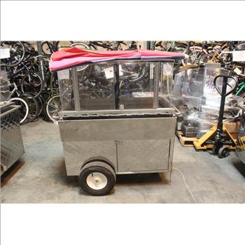 Fruit Vending Push Cart With Umbrella | Property Room