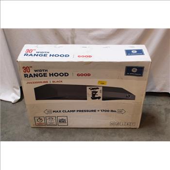 GE Appliances JVX3300DJBB 30 Inch Wide Range Hood Black | Property Room