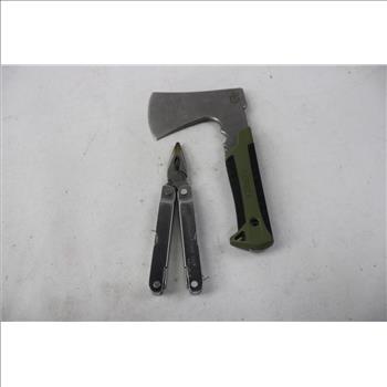 Gerber Hatchet And Leatherman Super Tool | Property Room
