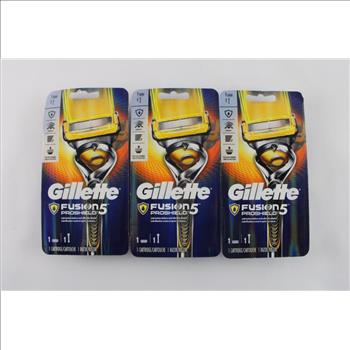 Gillette Fusion 5 Proshield Razors, 3 Pieces | Property Room