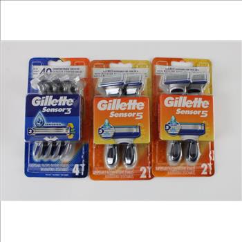 Gillette Sensor 5 And Sensor 3 Disposable Razor 2 And 4 Packs, 3 Pieces ...