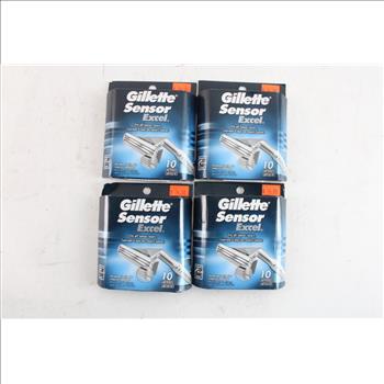 Gillette Sensor Excel Blades, 4 Pieces | Property Room