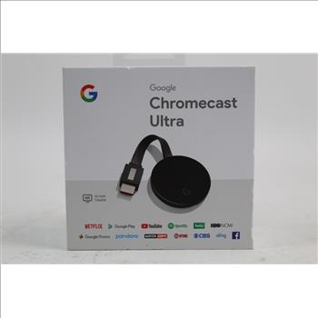 Google Chromecast Ultra Media Streamer | Property Room